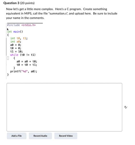 Solved Now Lets Get A Little More Complex Heres A C