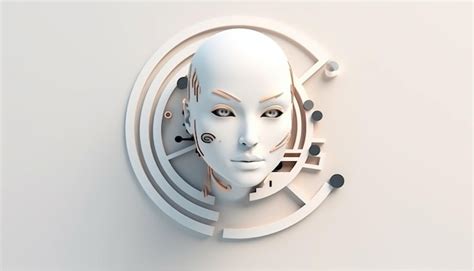Premium Photo Ai Logo Ai Robot Robot Virtual Assistant Virtual Ai
