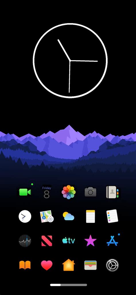 [question] Are There Any Analog Clock Widgets Tweaks Similar To This Image R Iosthemes