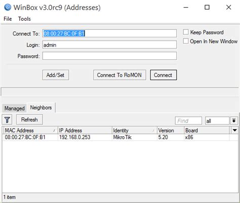 Cara Konfigurasi Menghubungkan Mikrotik Di VirtualBox Dengan Windows