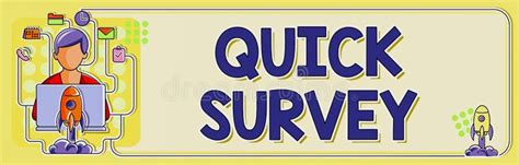 Hand Writing Sign Quick Survey Business Approach Conduct Fast Check On Condition Value