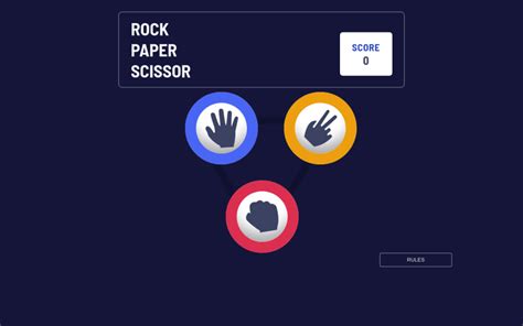 Frontend Mentor Rock Paper Scissors Coding Challenge Solution