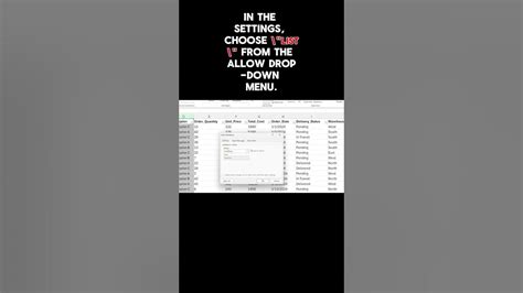 🚀 Must Know Excel Trick Create A Drop Down List In Seconds Exceltips Datavalidation