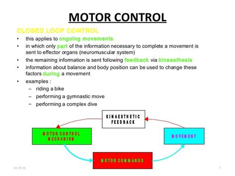 Closed Loop Control Motor Learning Closed Loop Theory Motor Learning