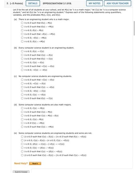 Solved Let D Be The Set Of All Babes At Your Babe And Chegg Com