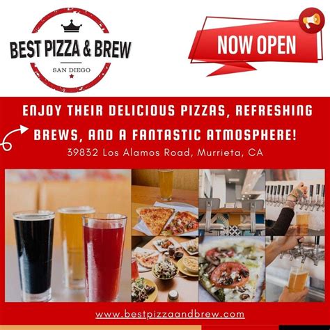 Best Pizza And Brew Is Now Open At Plaza Las Brisas In Murrieta