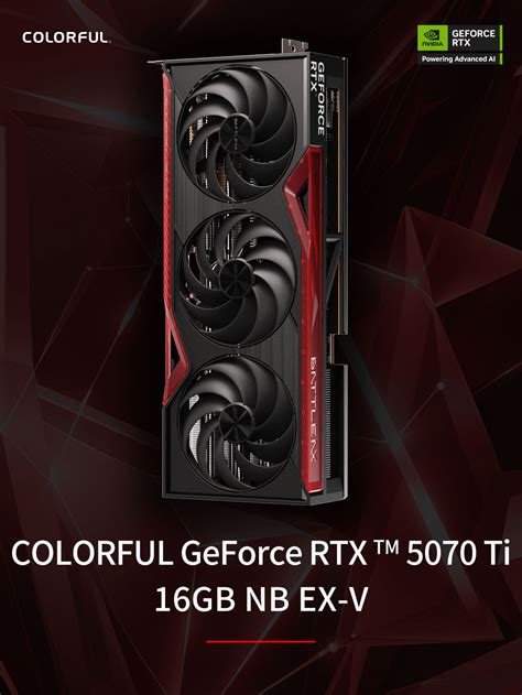 Colorful Product Colorful GeForce RTX 5070 Ti Battle AX 16GB V Colorful GeForce RTX 5070 Ti NB
