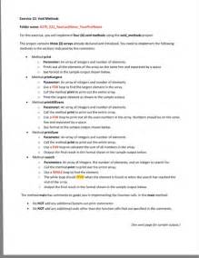 Solved Exercise 22 Void Methods Folder Name A170 E22