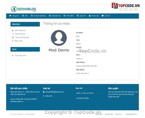 Blog Tổng Hợp Bài Viết Marketing Seo Programming Source Code Aspnet Mvc 5 Aspnet Identity