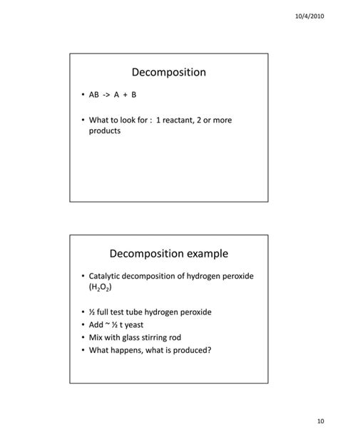 Combination Combustion Decomposition Pdf Chemistry Science
