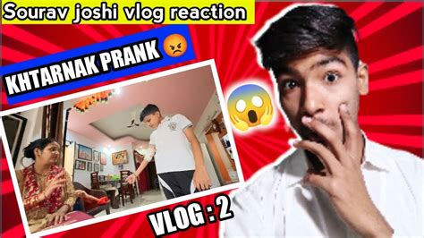 Chot Lag Gayi Prank On Mummy 😅 Gone Wrongsourav Joshi Vlogreaction