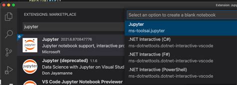 Native Notebooks Drop Down Options For Create New Notebook Command Gone · Issue 5957