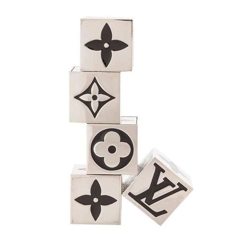 Louis Vuitton Tapestry Textile Dice By Louis Vuitton Blue Digital
