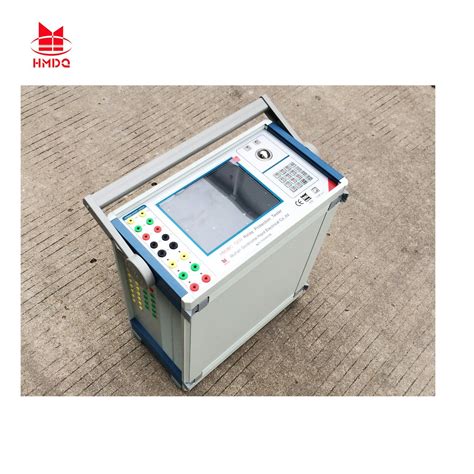 Microcomputer 6 Phase Secondary Current Injection Test Set Six Phase Protection Relay Tester