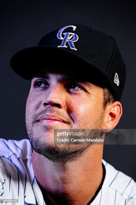 Sean Bouchard Of The Colorado Rockies Poses For A Photo During Media News Photo Getty Images