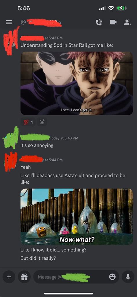 Average Discord Conversation About Spd R Honkaistarrail