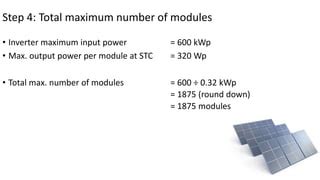 Pv Array And Inverter Matching PPTX Physics Science