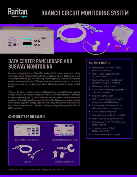 Pdf Branch Circuit Monitoring System