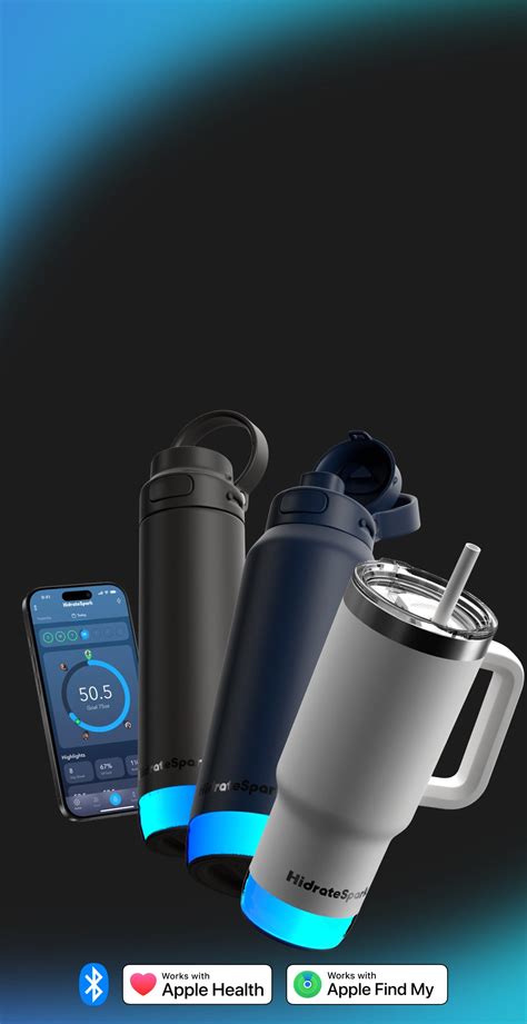 Smart Water Bottle Hidratespark Bluetooth Water Bottle Tracker App