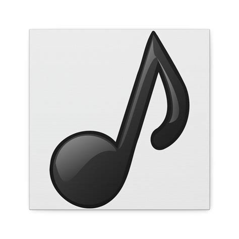 Musical Note Emoji Canvas Emoji Wall Emoji Canvas Art Emoji Posters