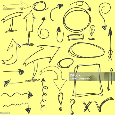 다른 방향을 가리키는 화살표와 밝은 색상에 손으로 그린 추상적 인 그림 0명에 대한 스톡 벡터 아트 및 기타 이미지 0명 2015년 건강한 생활방식 Istock