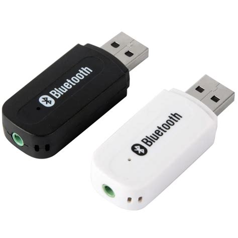 1pcs New USB Speaker Stereo Music Audio Bluetooth Receiver Wireless Speaker Adapter Black P0 01