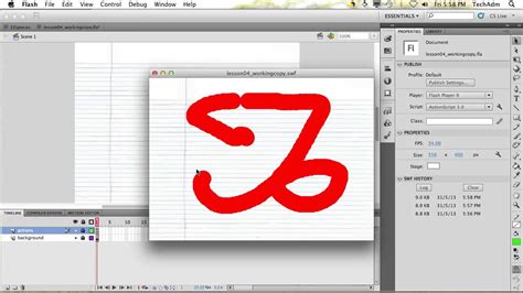 Actionscript 30 Flash Cs5cs6 Classroom In A Book Lesson 4 Creating