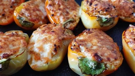 Фаршированный перец с мясным фаршем в духовке без риса — простой рецепт приготовления
