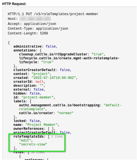 Roles Cannot Be Updated To Inherit Or Grant Resources Issue Rancher Dashboard GitHub