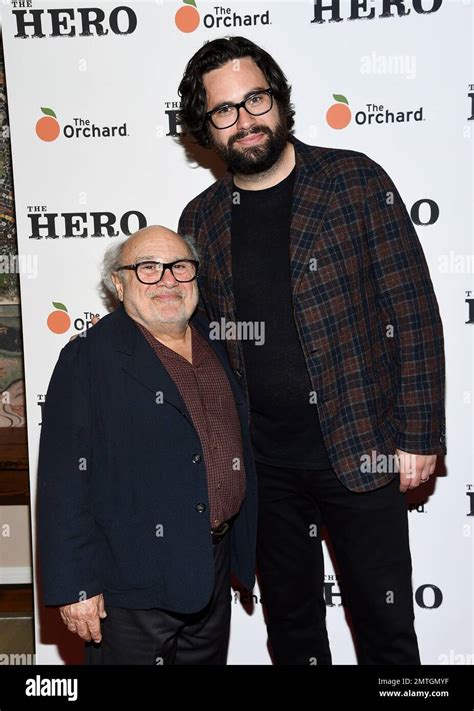 Actor Danny Devito Left And Director Brett Haley Attend A Special Screening Of The Hero At