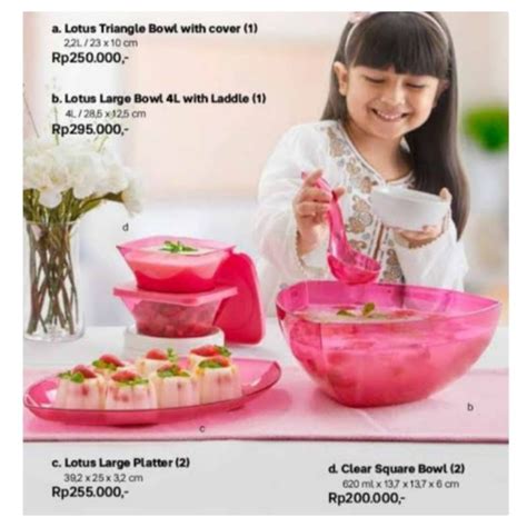 Jual Activity Tupperware Lotus Large Platter 1pcs Shopee Indonesia