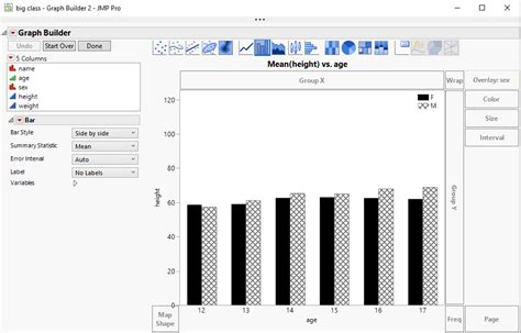 graph builder legend issues jmp user community