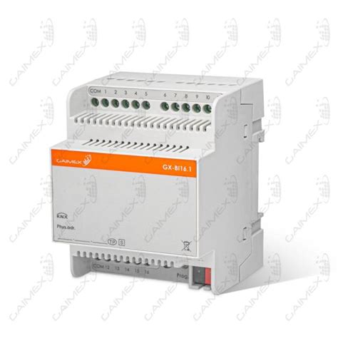 gx bi16 1 knx binary input for floating contact 4 8 16 fold gaimex