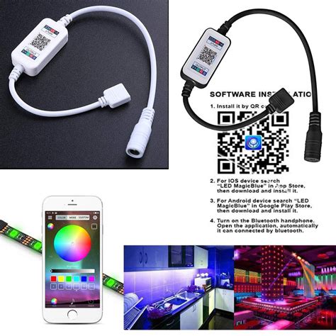 Rgb Led Strip 3525 5050 Lighting Smart Controller Waterproof Bluetooth