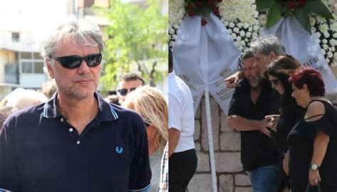 Οδυσσέας Σταμούλης Συντετριμμένος στην κηδεία του 11χρονου γιου του Ladytimes