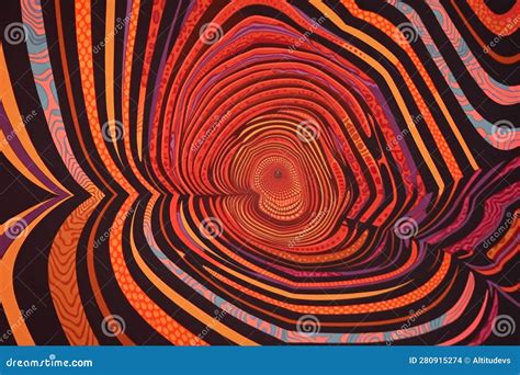 Series Of Vintage Psychedelic Posters Featuring Trippy Patterns And