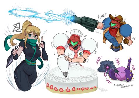 Wakaba Wata Ridley Samus Aran Mario Series Metroid Nintendo