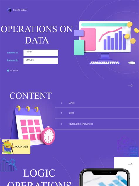 Operations On Data Group 1 Pdf Arithmetic Multiplication