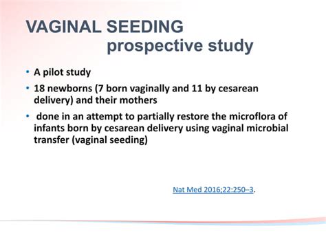 Vaginal Seeding Dr Renu Chawla Dr Sharda Jain PPTX