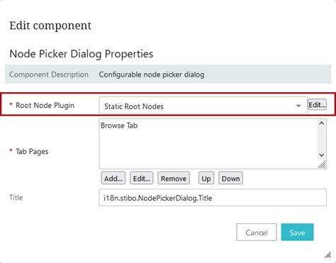 Configuring Node Picker For References In Node Details