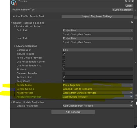 Addressable Groups Purpose Unity Engine Unity Discussions