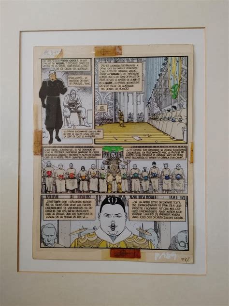 My Moebius Original Colour Artwork With Ink Acetate Overlays Ive Had These For 30 Years R