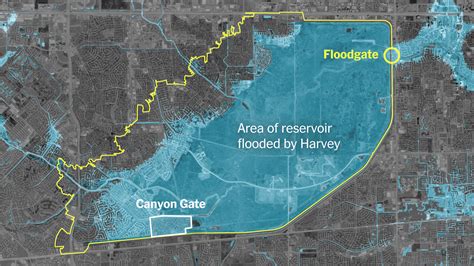 How One Houston Suburb Ended Up In A Reservoir The New York Times