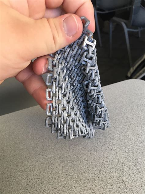 I Printed Some Chain Mail It Behaves Like Cloth R3dprinting