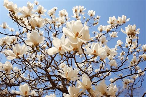 꽃이 만발한 목련 가지 경복궁 고해상 구름 배경 일러스트 및 사진 무료 다운로드 Pngtree