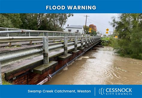 Cessnock 🌧 Flood Warning ☔️ Swamp Creek Weston You May Have Heard