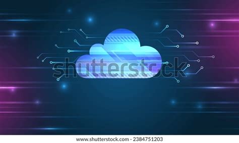 Database Data Center Vector Illustration Cloud Stock Vector Royalty Free 2384751203 Shutterstock