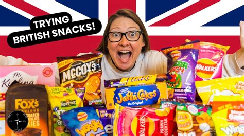 American Tries British Snacks Trying Top Uk Snacks Youtube