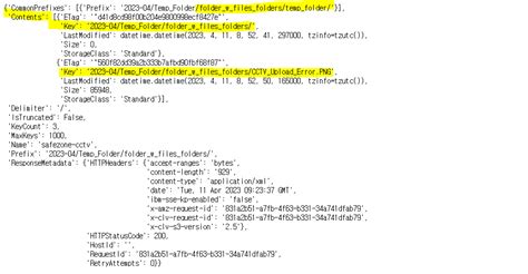 Aws S3 Boto3를 활용한 S3 Directory With Existing Files 추출