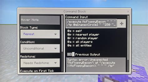 Do You Guys Know Why This Isnt Working R Minecraftcommands